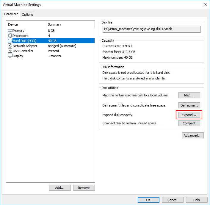 EVE-NG ~ How to Expand the LVM Disk – Datai.Net