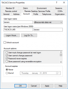 TACACS+ ~ Linux TACACS+ Authentication using Active Directory – Datai.Net