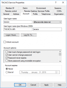 TACACS+ ~ Linux TACACS+ Authentication using Active Directory – Datai.Net